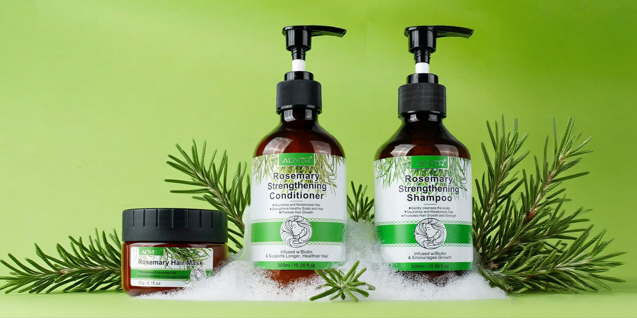 Transform Your Hair Naturally with ALIVER Rosemary Hair Care Trio