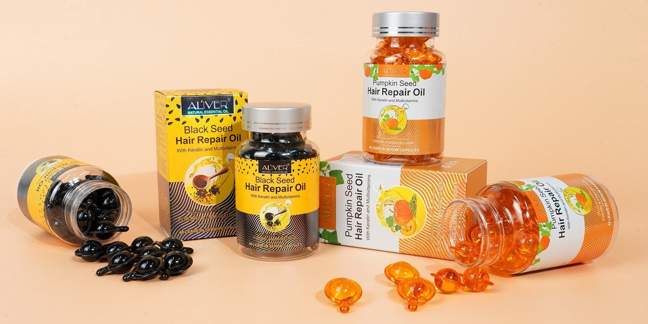 The Ultimate Hair Repair Guide: Aliver Pumpkin Seed & Black Seed Oil C ...