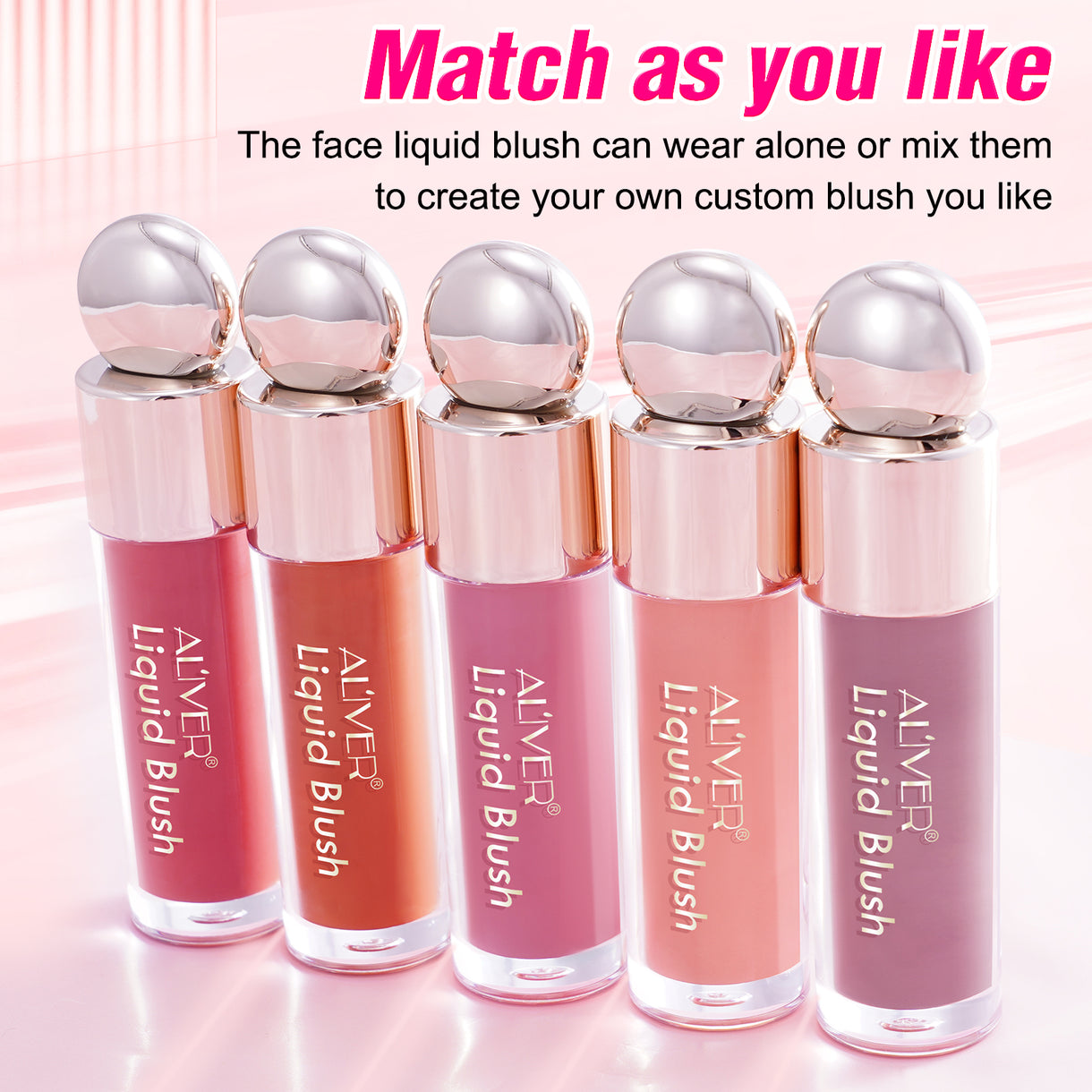 Aliver Face Cream Liquid Blush Makeup – Aliver Beauty|Aliver.com