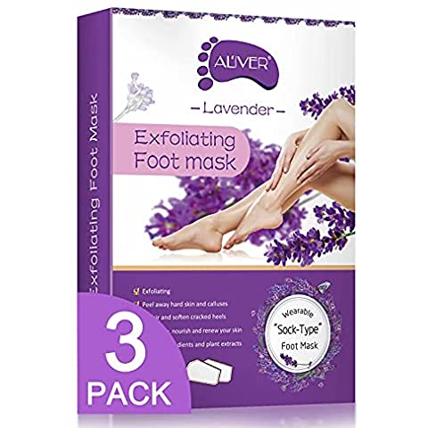 Aliver Natural Exfoliant Foot Peel Mask 3/5 Packs (Lavender) – Aliver ...